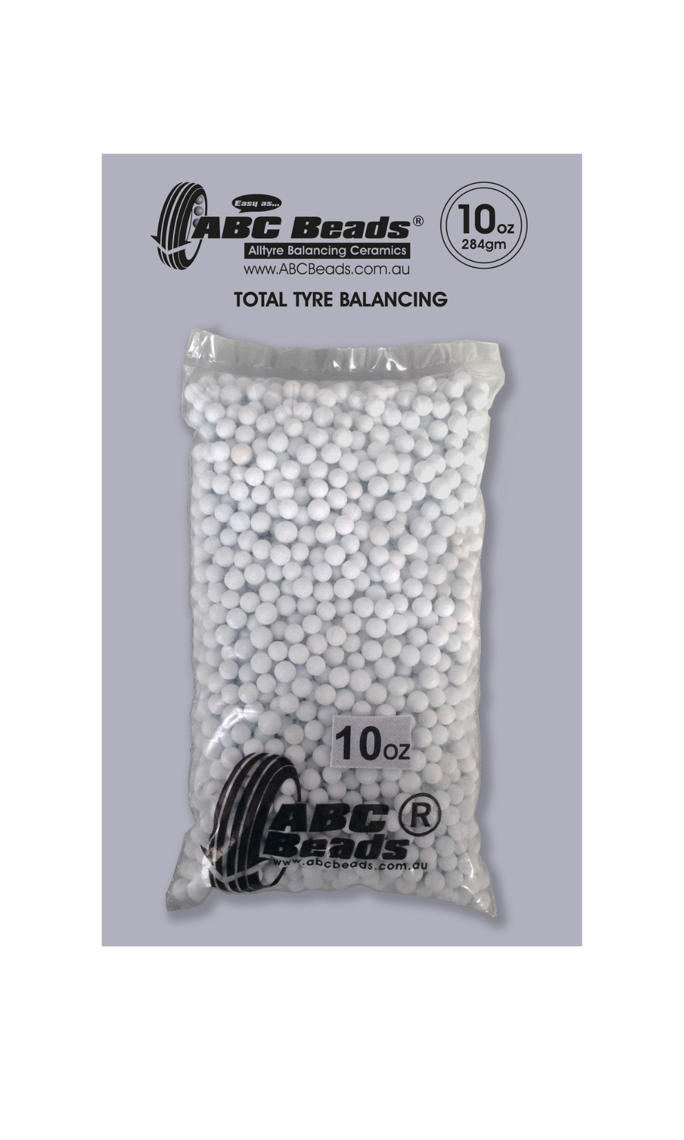 10oz (283gm) BAG of 4mm dia. PREMIUM ABC TYRE BALANCING BEADS – ABC Beads