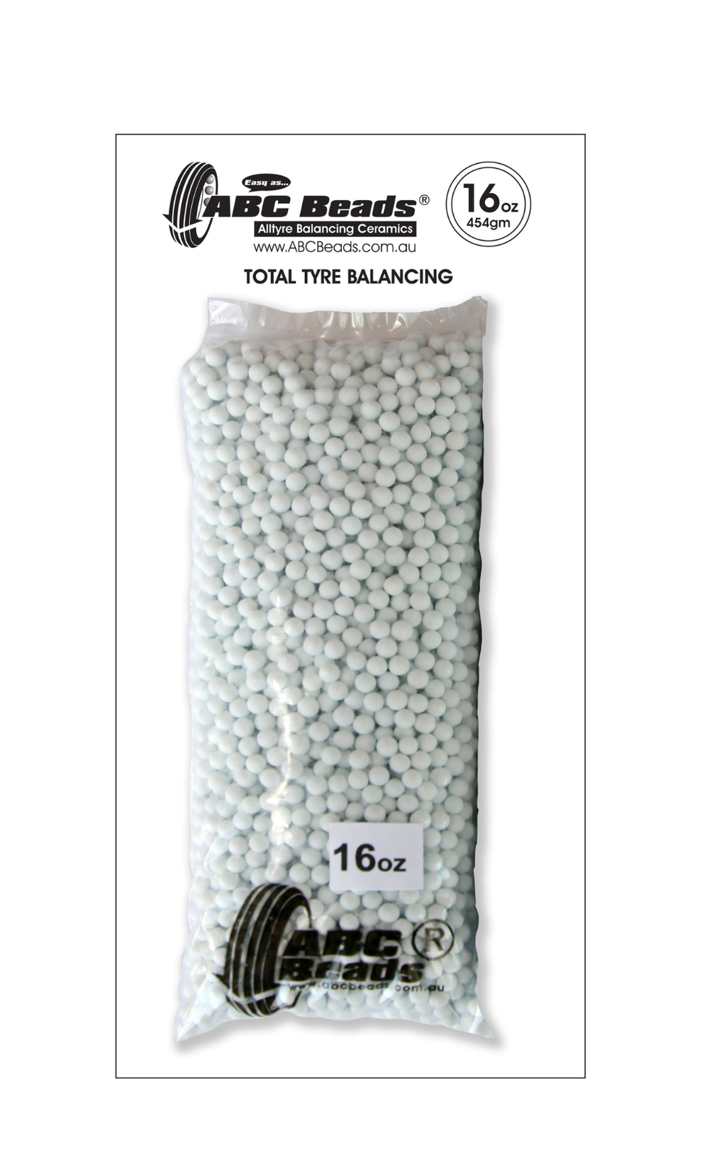 16oz (454gm) BAG of 4mm dia. PREMIUM ABC TYRE BALANCING BEADS – ABC Beads